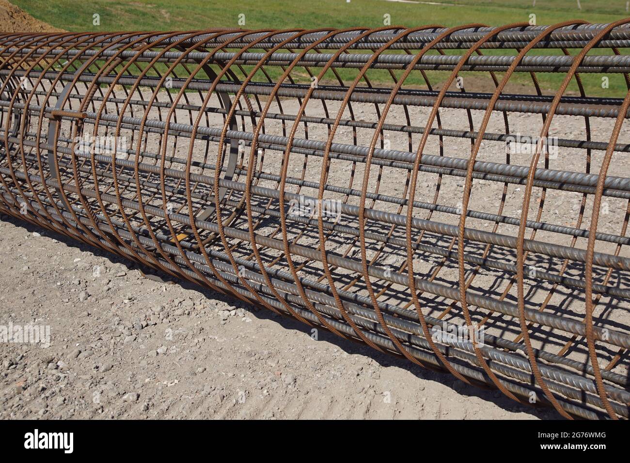 A reinforcement wire mesh for foundation Stock Photo - Alamy