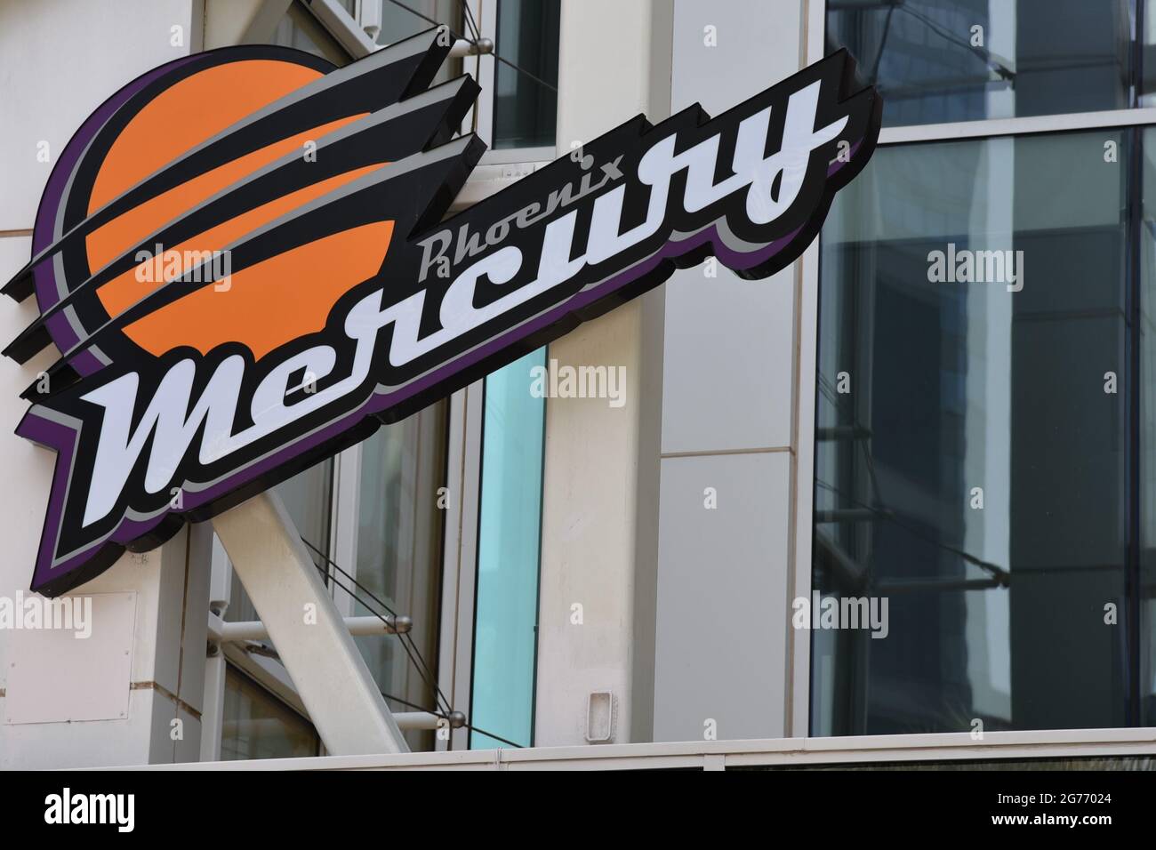 Phoenix Mercury Basketball Team image at Footprint Arena in downtown ...