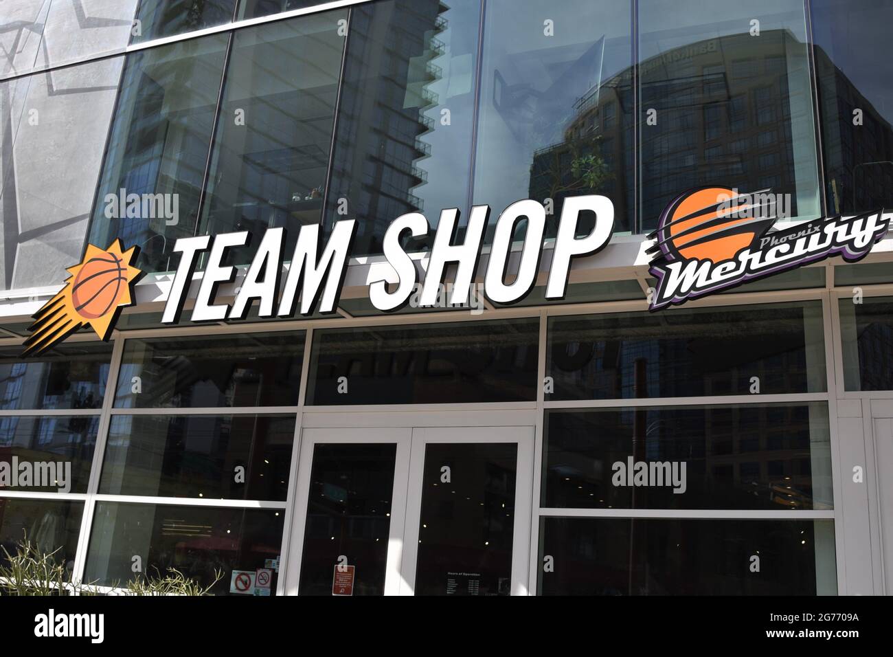 Phoenix Mercury Basketball Team image at Footprint Arena in downtown ...