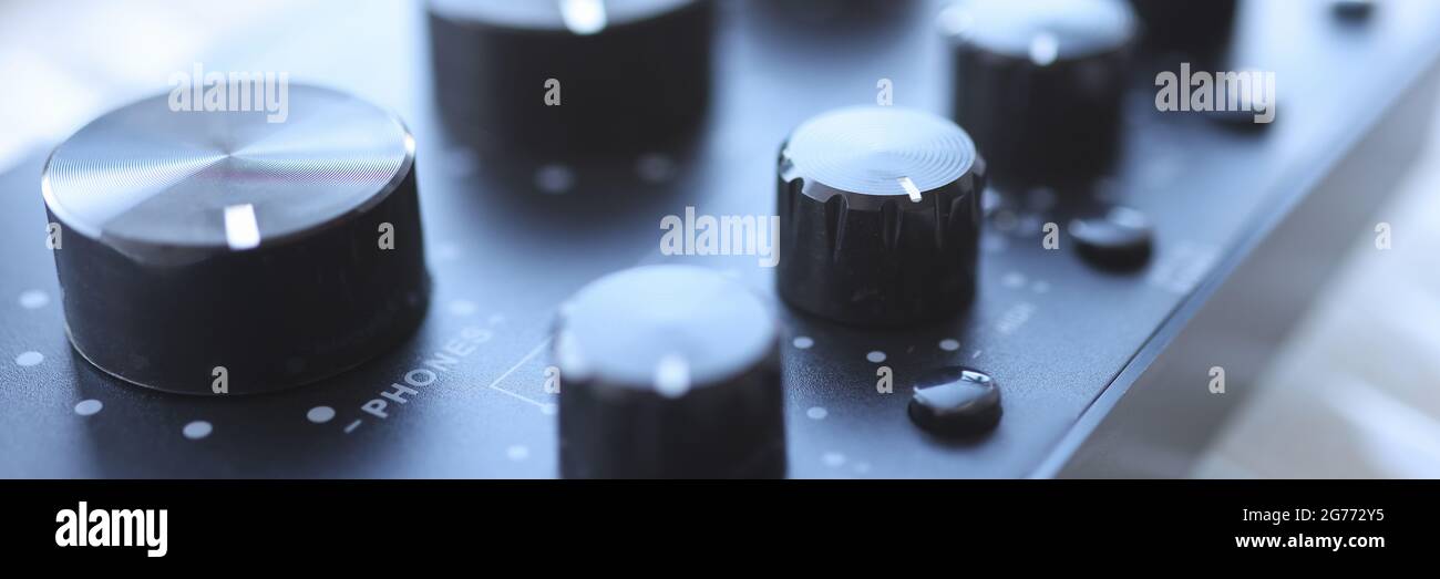 Knob professional recording equipment hi-res stock photography and ...