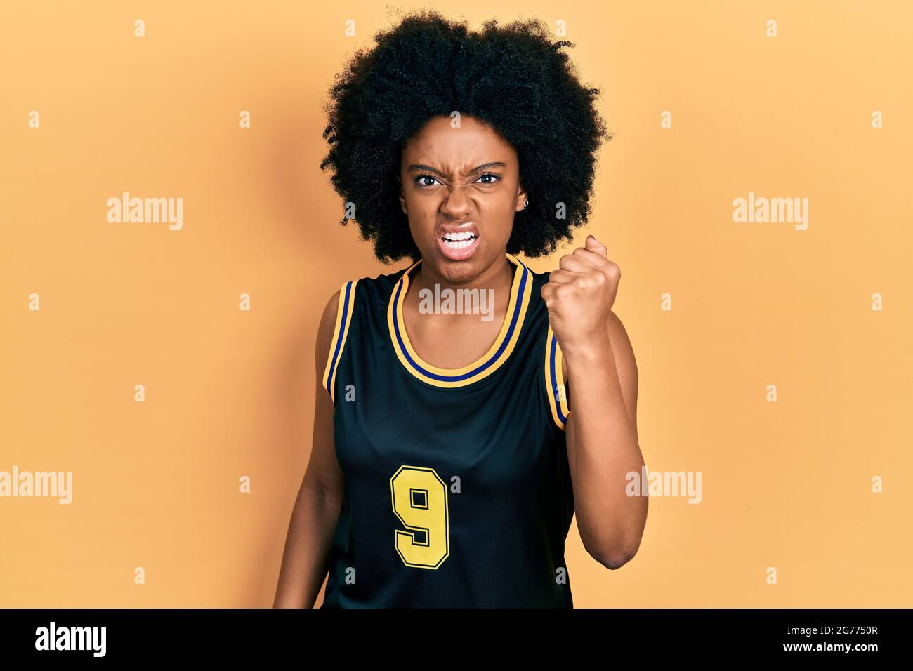 Portrait scream woman basketball hi-res stock photography and images ...