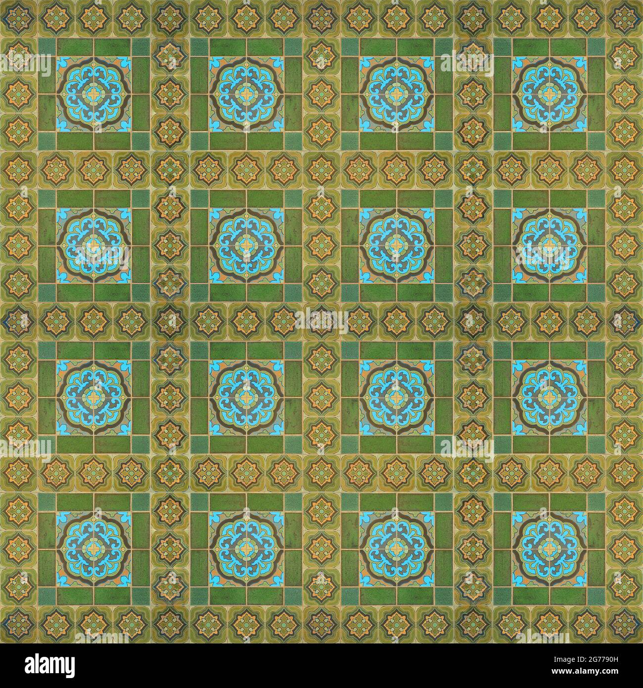 Infinitely Repeating Mediterranean Style Tile Pattern Catalina Style ...