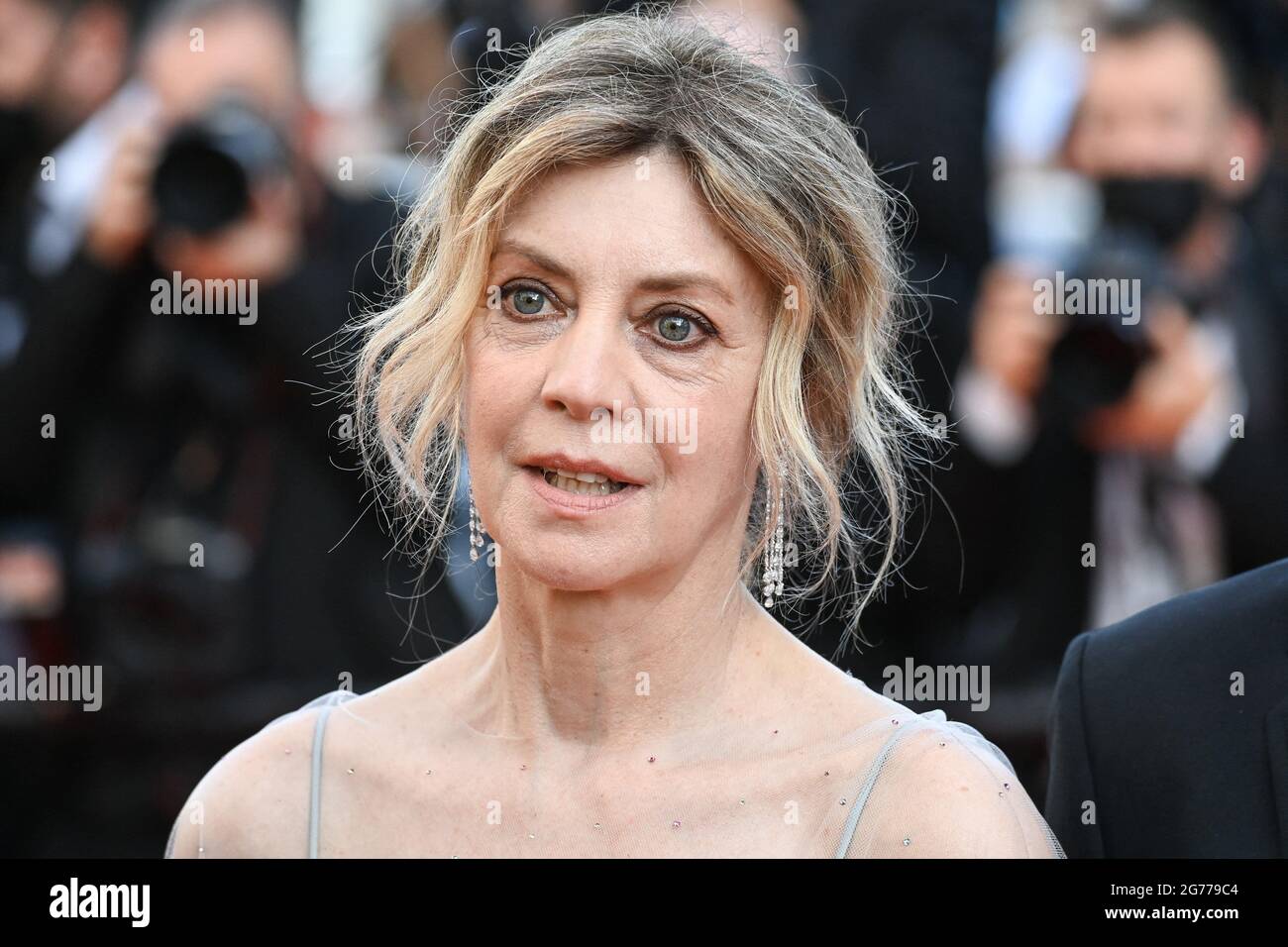 Margherita Buy attending the premiere of the movie Tre Piani during the ...