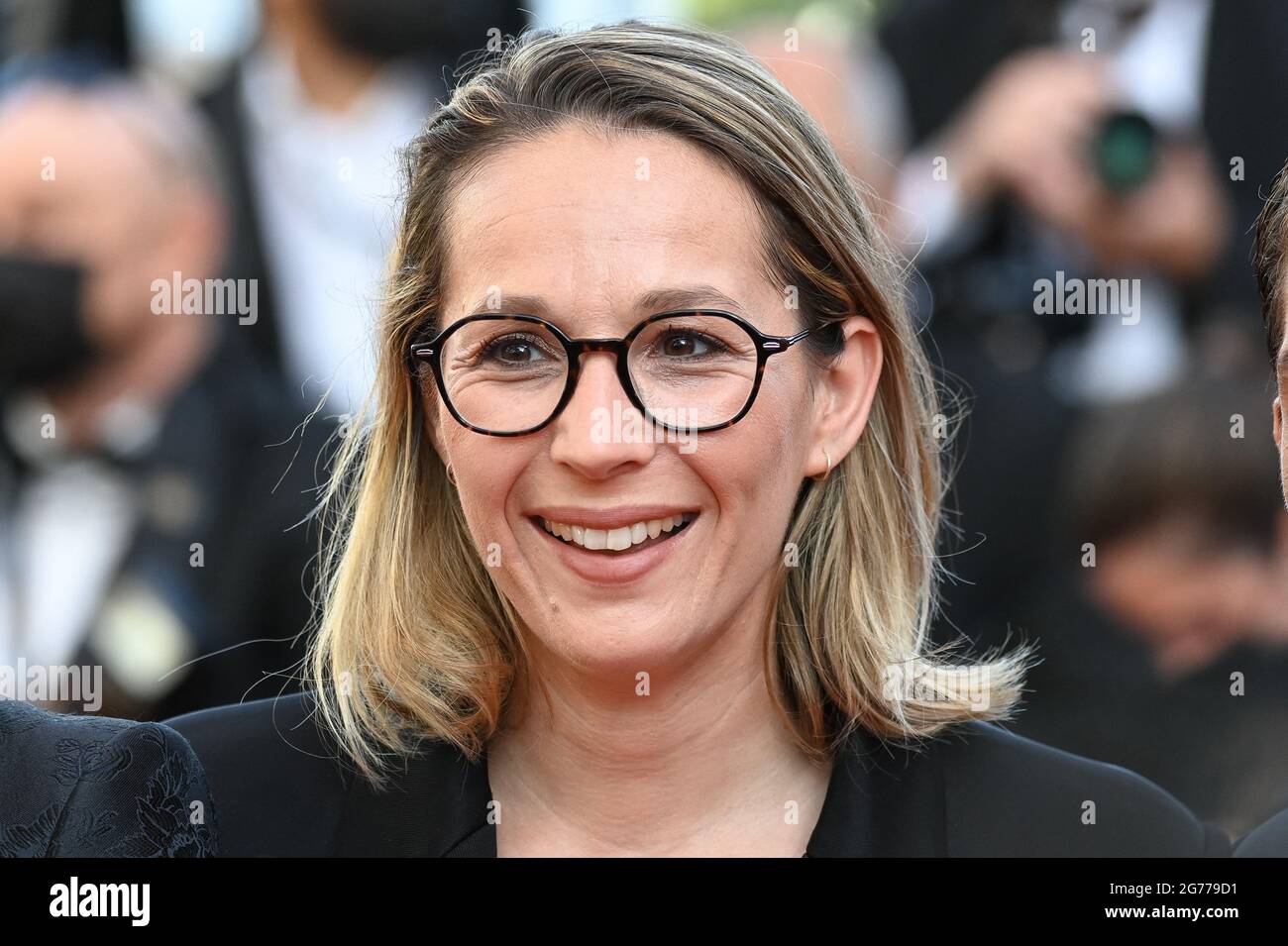 Audrey Estrougo attending the premiere of the movie Tre Piani during ...