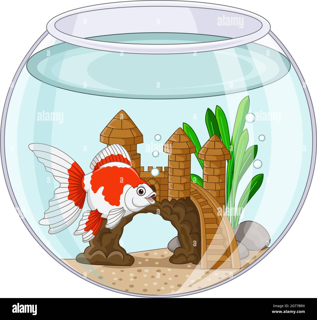 Cartoon goldfish hi-res stock photography and images - Alamy