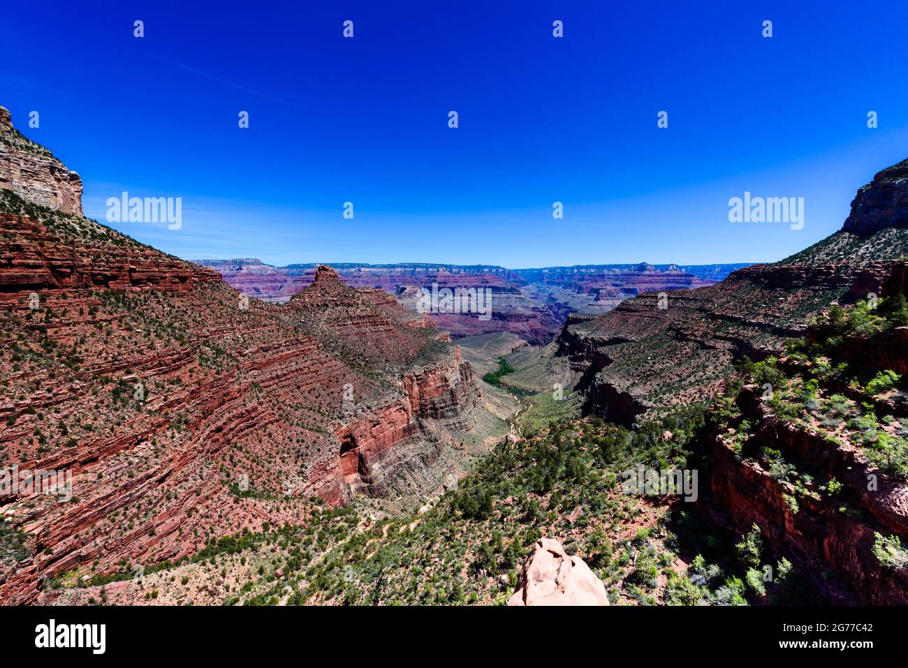 Bright Angel trail in Grand Canyon Stock Photo - Alamy
