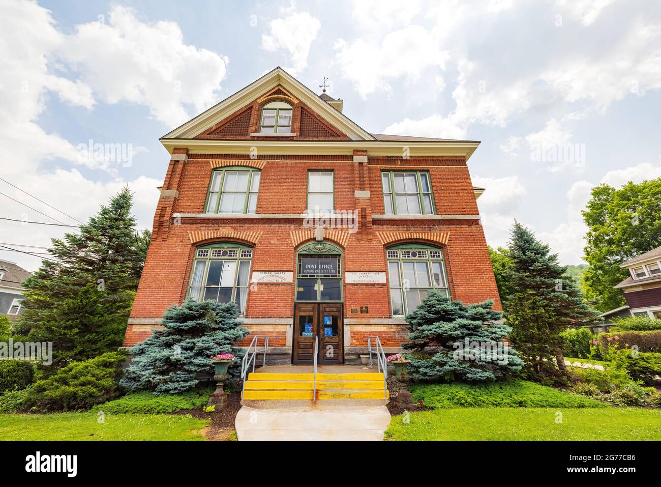 Historical USPS building in Newark Valley at New York Stock Photo - Alamy