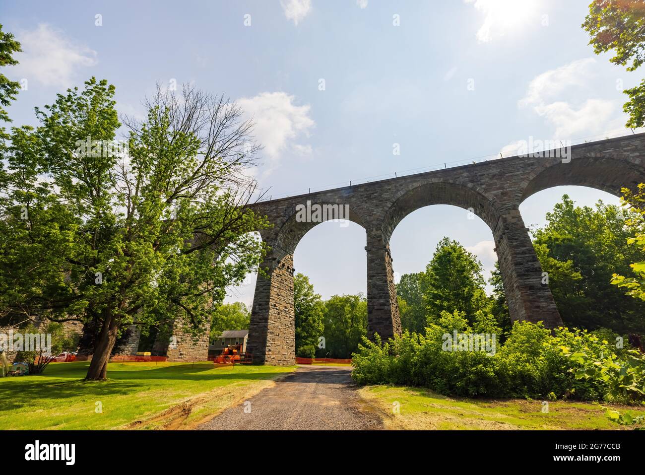 Morning view starrucca viaduct hi-res stock photography and images - Alamy