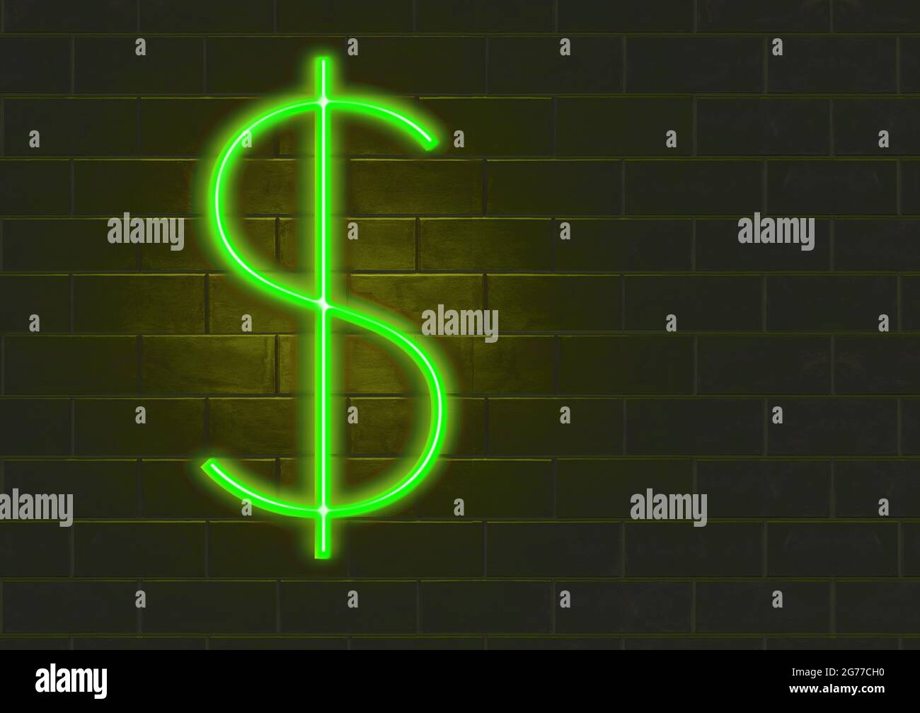 Neon dollar sign hi-res stock photography and images - Alamy