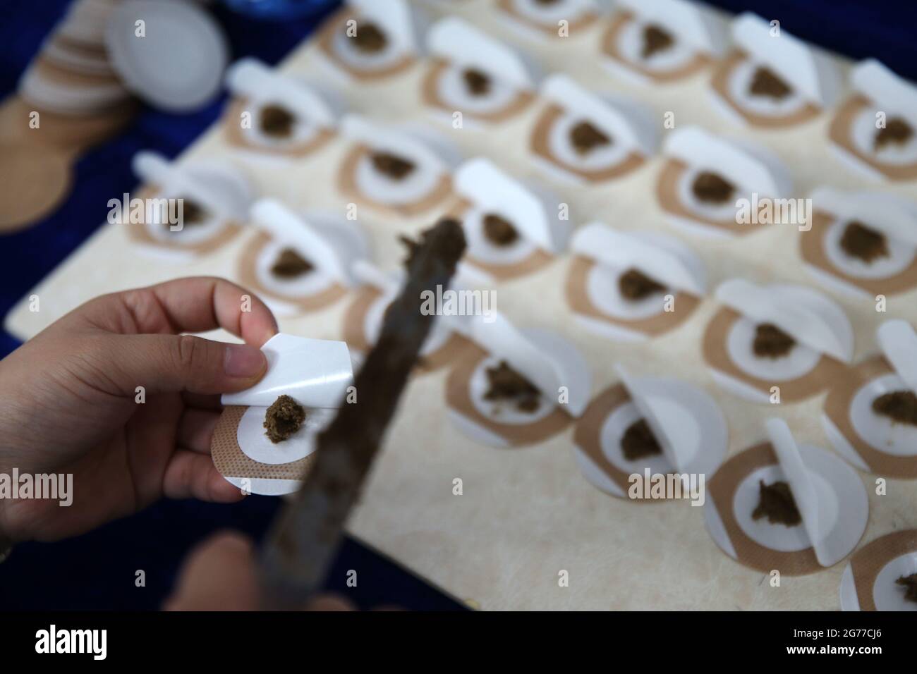 CHONGQING, CHINA - JULY 11, 2021 - Medical staff of the Hospital of ...