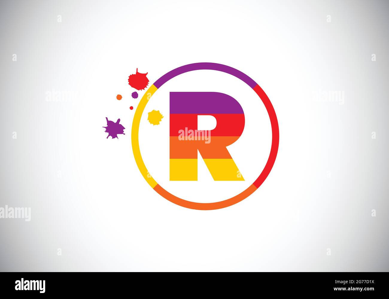 R splash Stock Vector Images - Alamy
