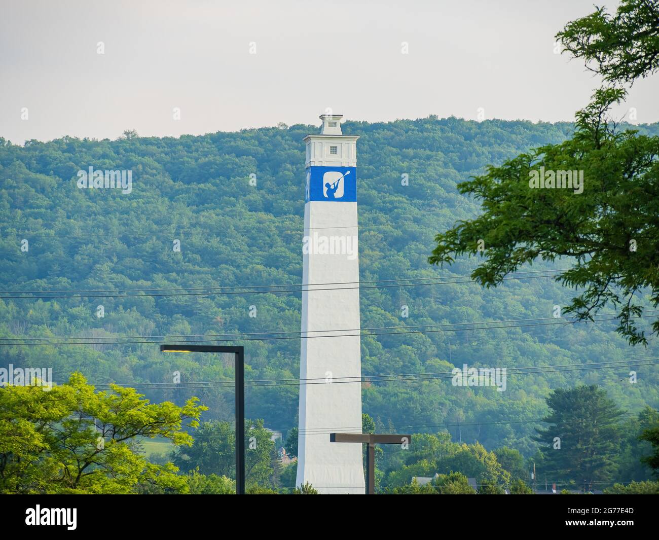Aerial view of the Little Joe Tower at New York Stock Photo - Alamy