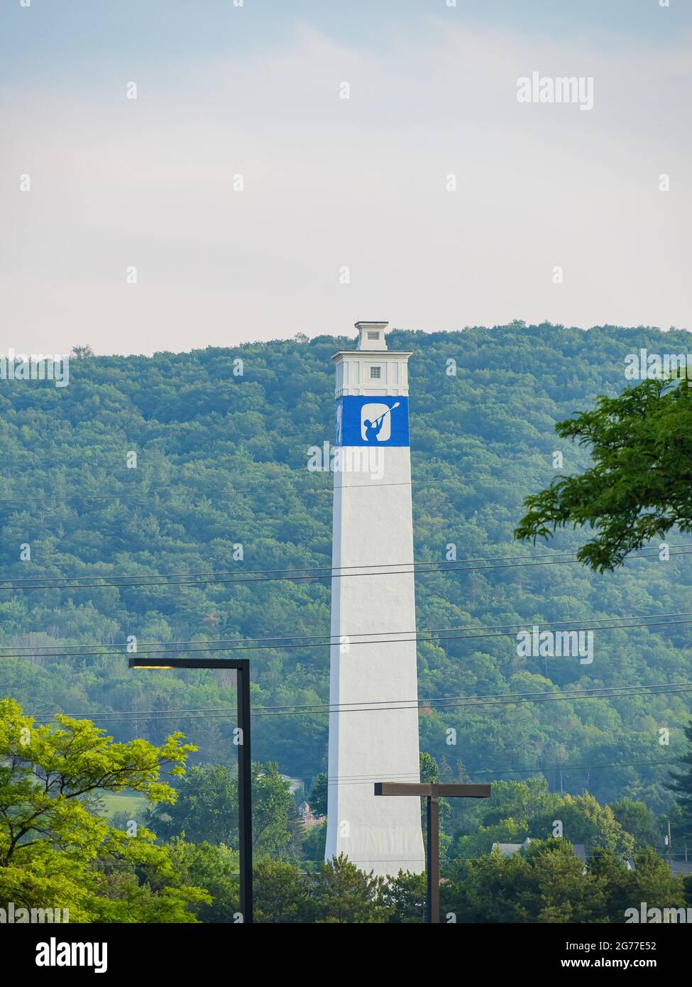 Aerial view of the Little Joe Tower at New York Stock Photo - Alamy