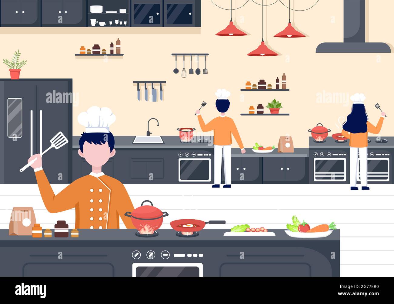 Restaurant Kitchen Clip Art