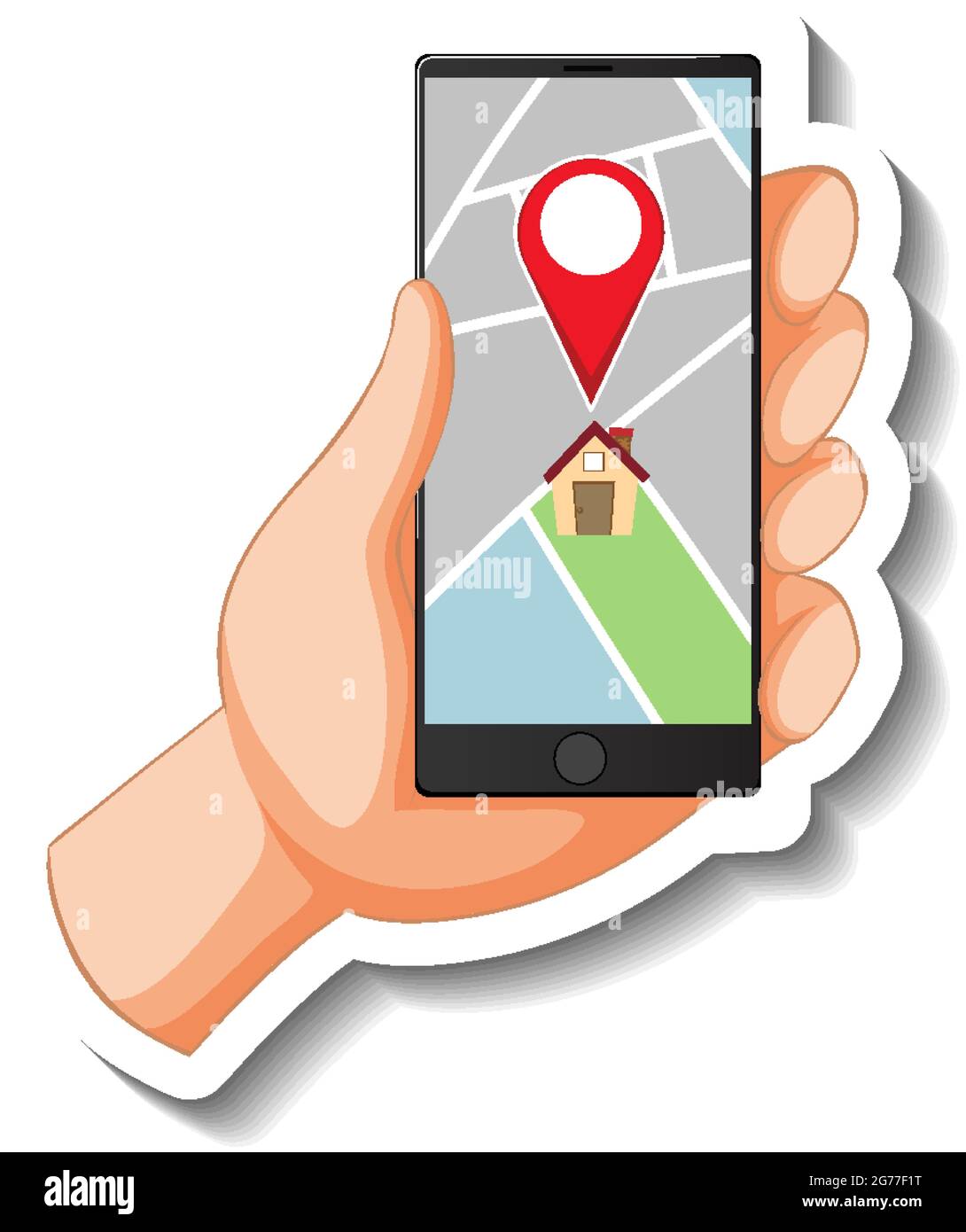 Map pendant Stock Vector Images - Alamy