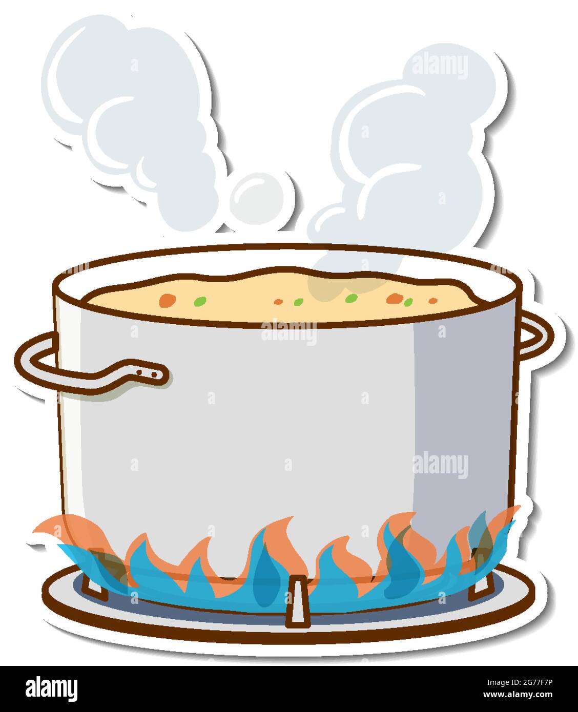 Cooked by boiling Stock Vector Images - Alamy