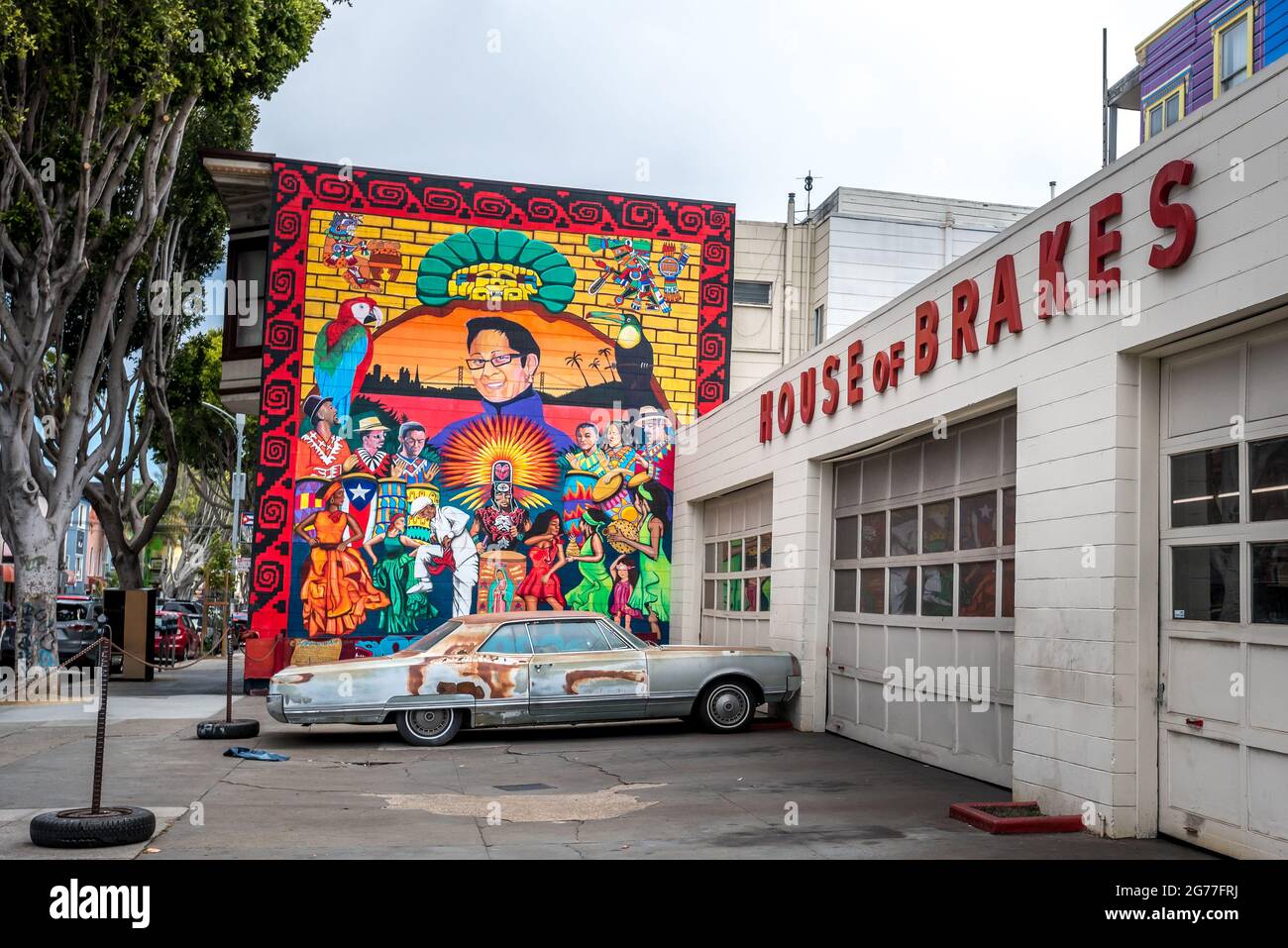 Mural honoring Chata Gutierrez, salsa DJ legend and Mission District ...