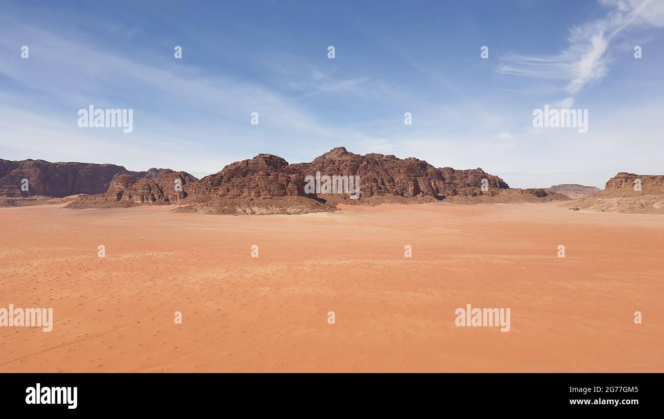 Jordan desert clouds sky dry hi-res stock photography and images - Alamy