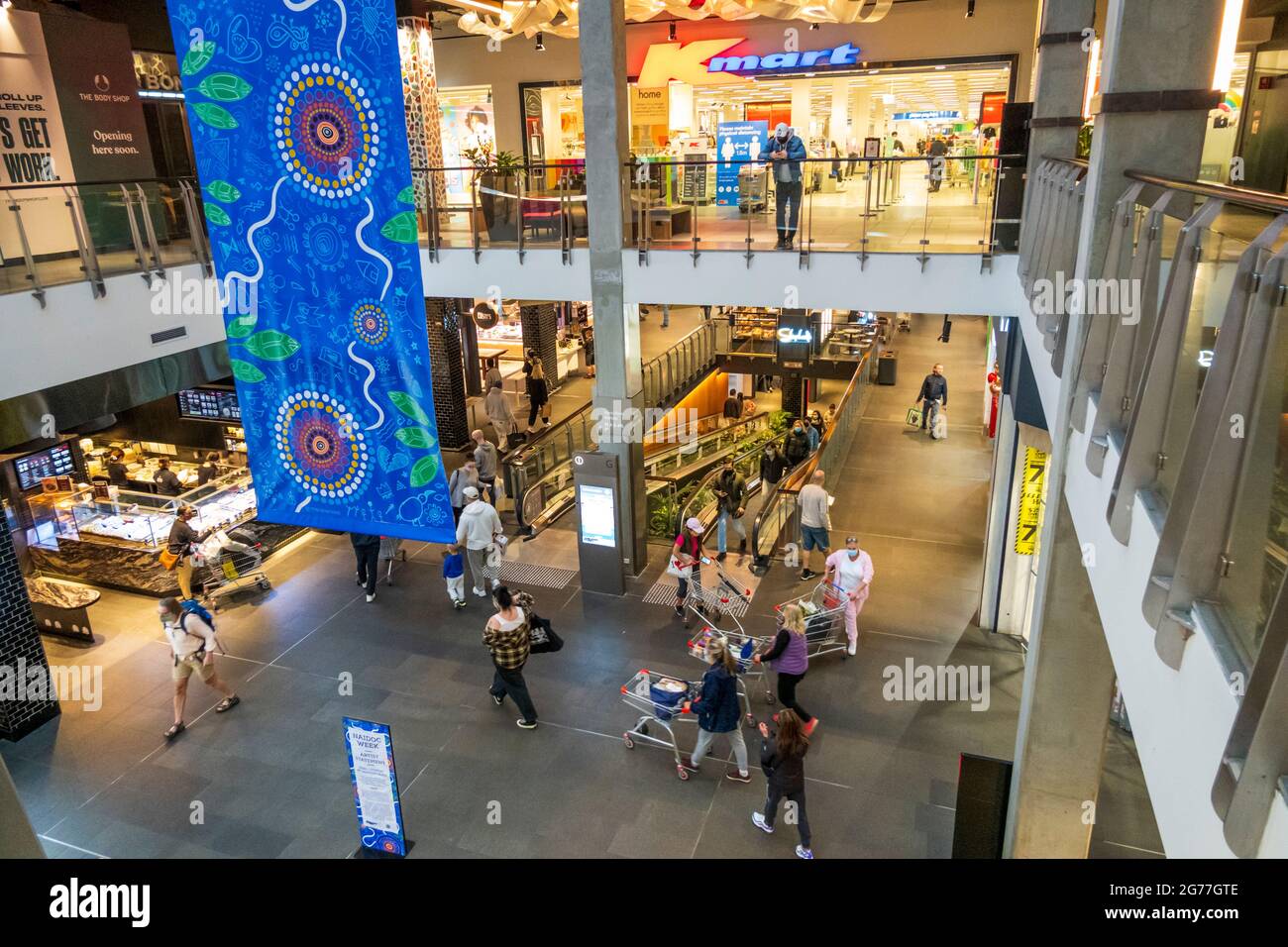 Artwork NAIDOC Week at Westfield Broadway Shopping Centre during ...