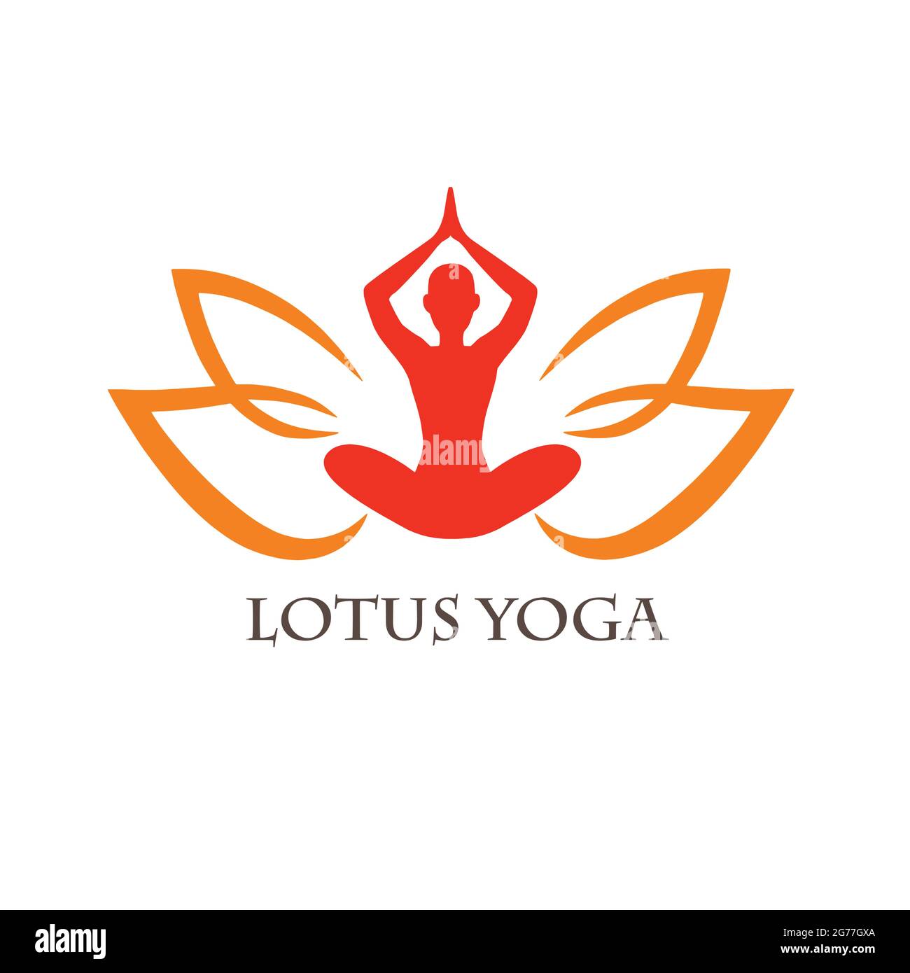 Logo lotus Stock Vector Images - Alamy