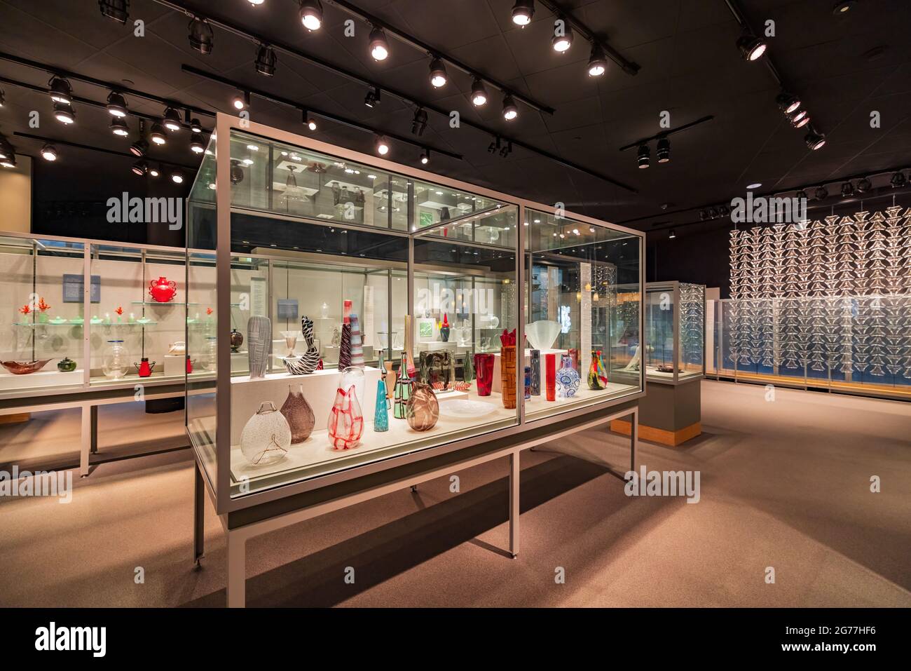 Interior view corning museum glass hi-res stock photography and images ...