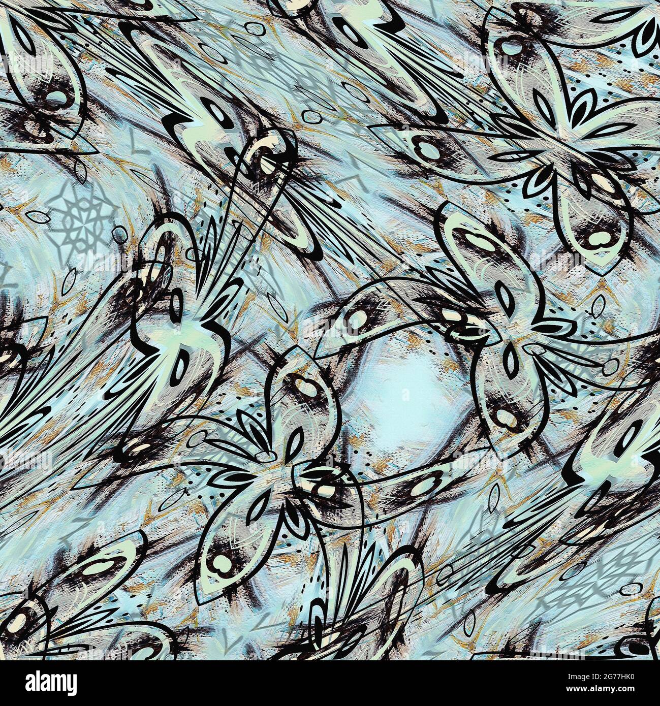 Digital Abstract Pattern and colourful background Stock Photo - Alamy