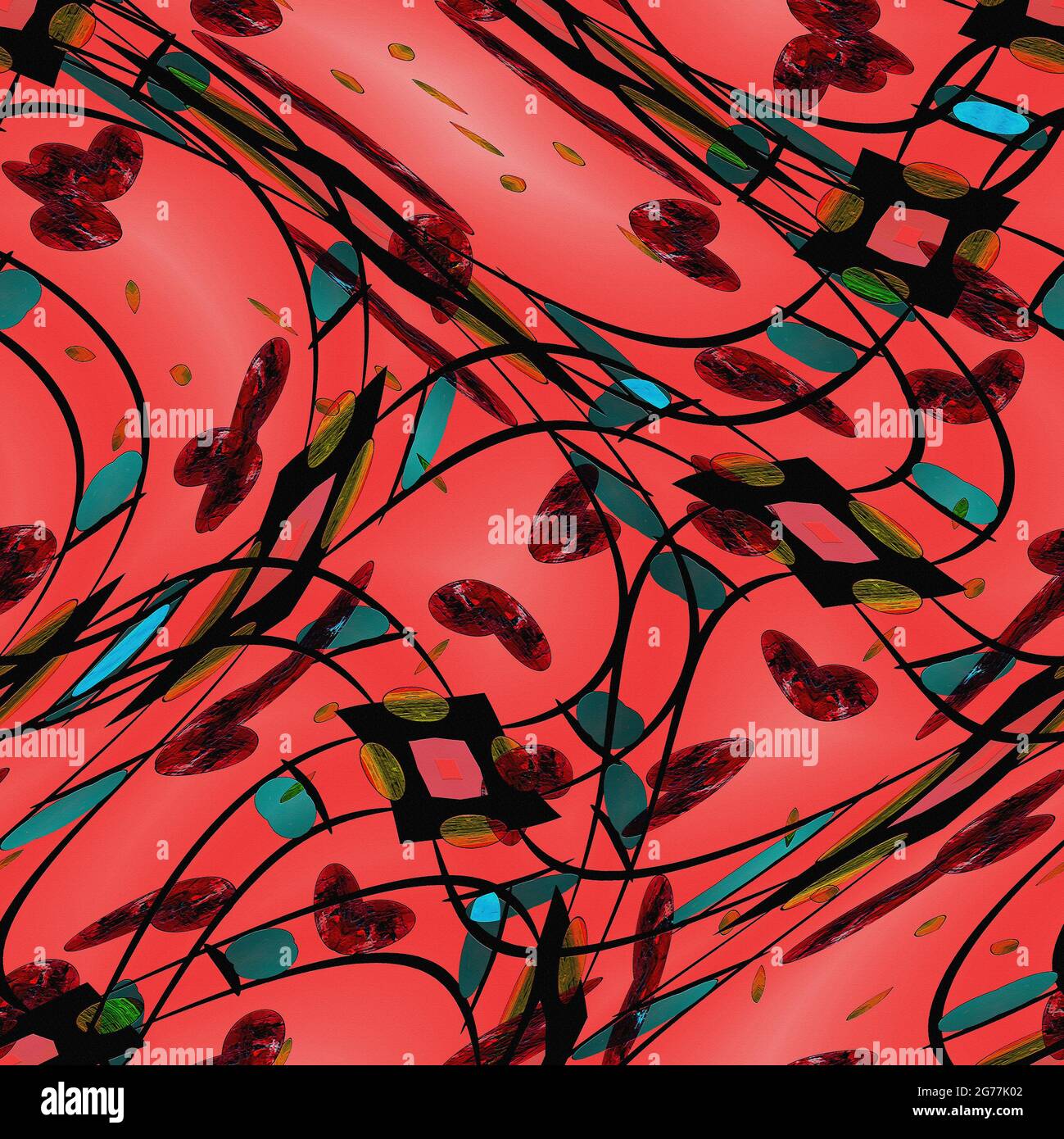 Digital Abstract Pattern and colourful background Stock Photo - Alamy