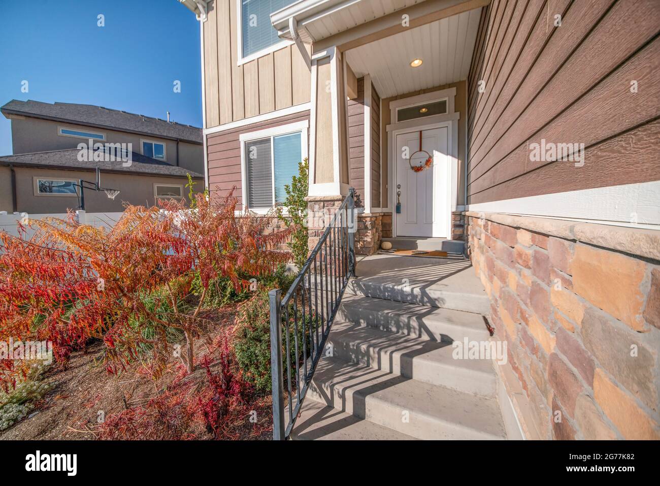Messy Front Yard House
