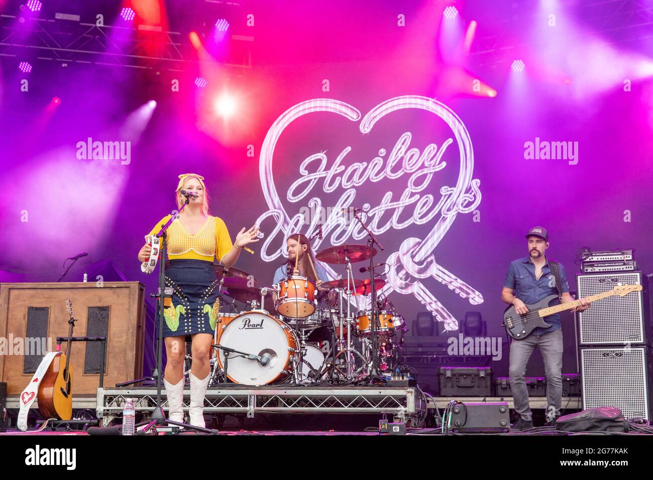 Country artist Hailey Whitters performs onstage during the Windy City ...