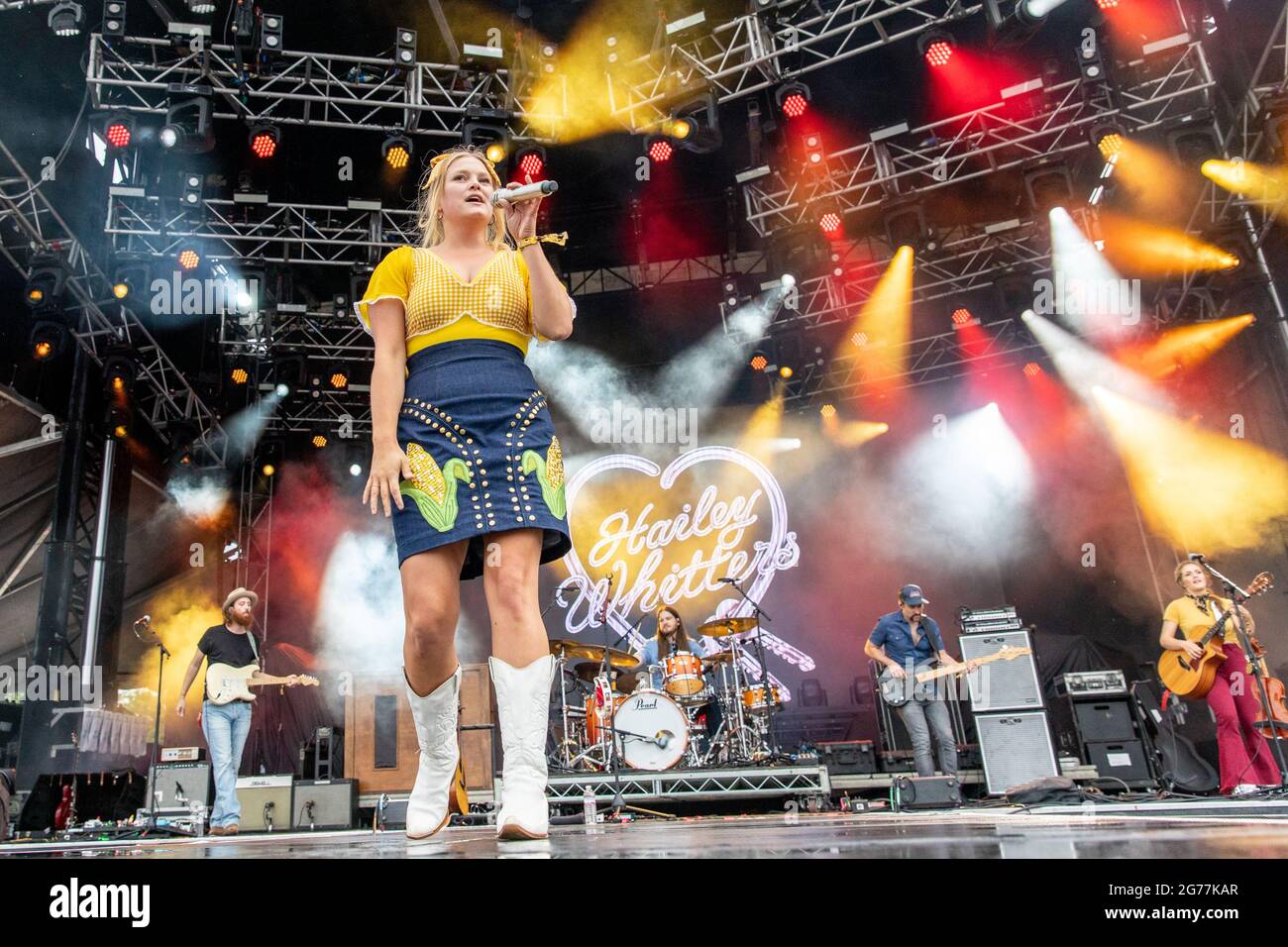Country artist Hailey Whitters performs onstage during the Windy City ...