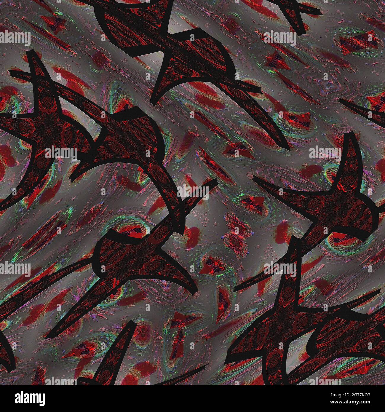 Digital Abstract Pattern and colourful background Stock Photo - Alamy