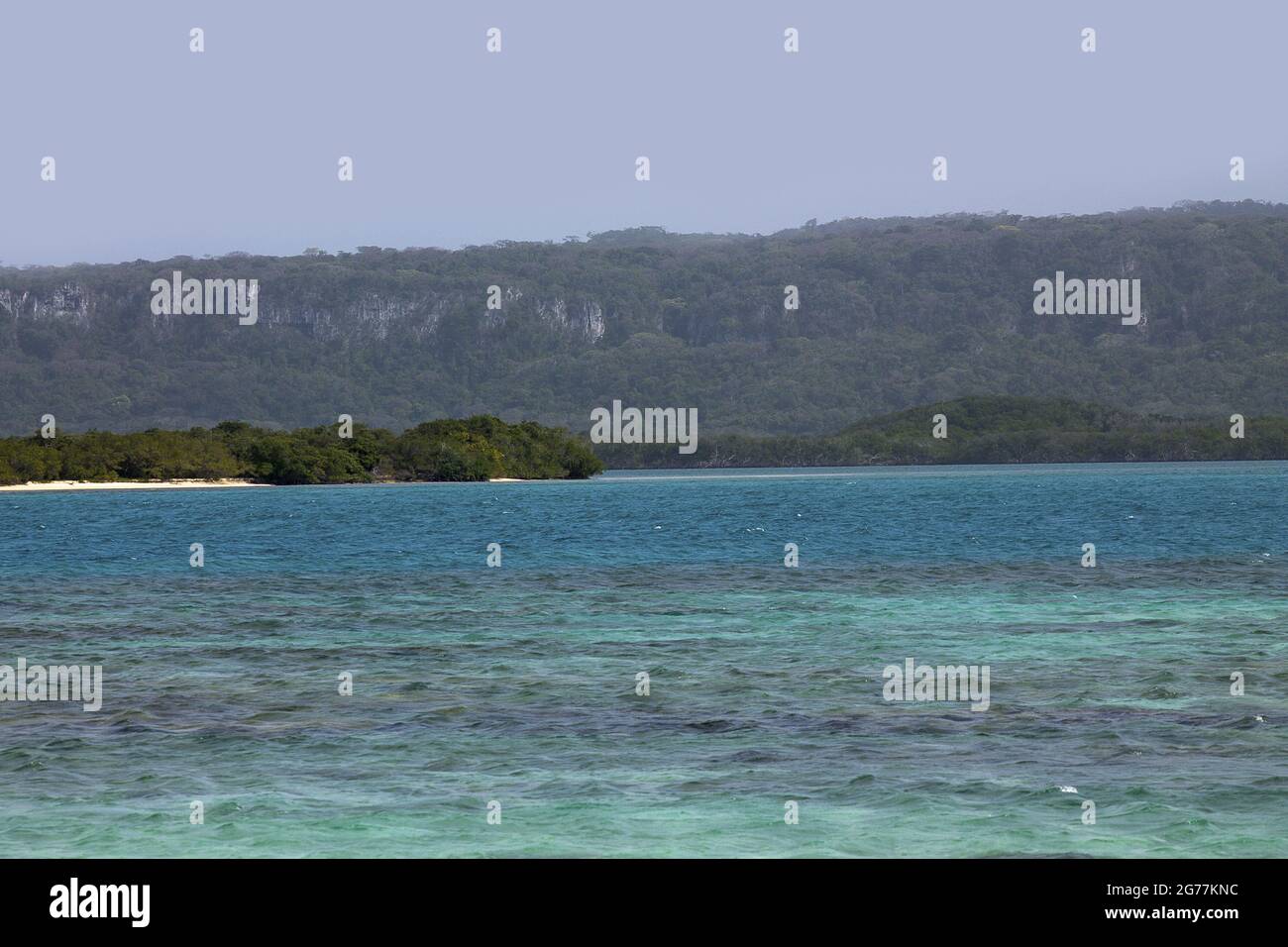 urquoise ocean and deep blue sky in Venezuela Stock Photo - Alamy