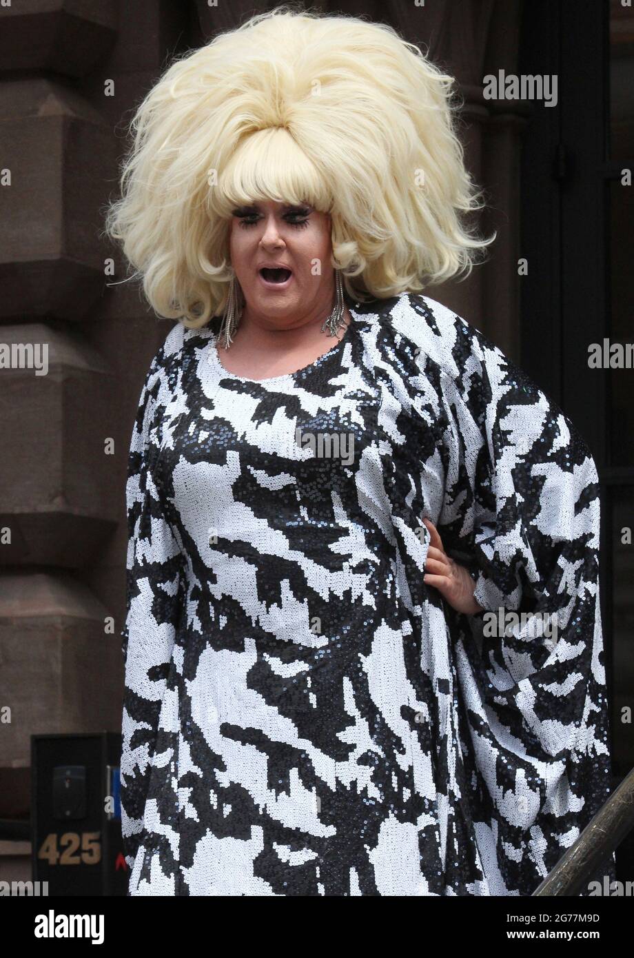 Lady Bunny performing at "A Stairway to the Stars" presented by NY ...