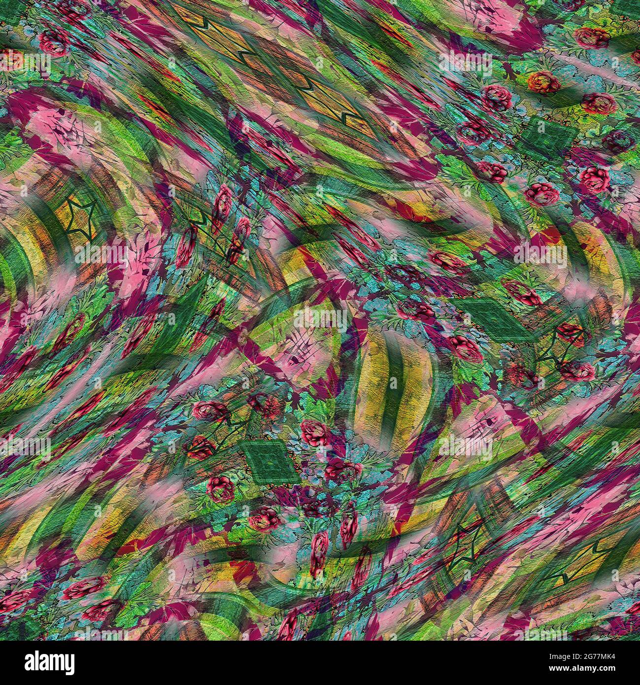 Digital Abstract Pattern and colourful background Stock Photo - Alamy