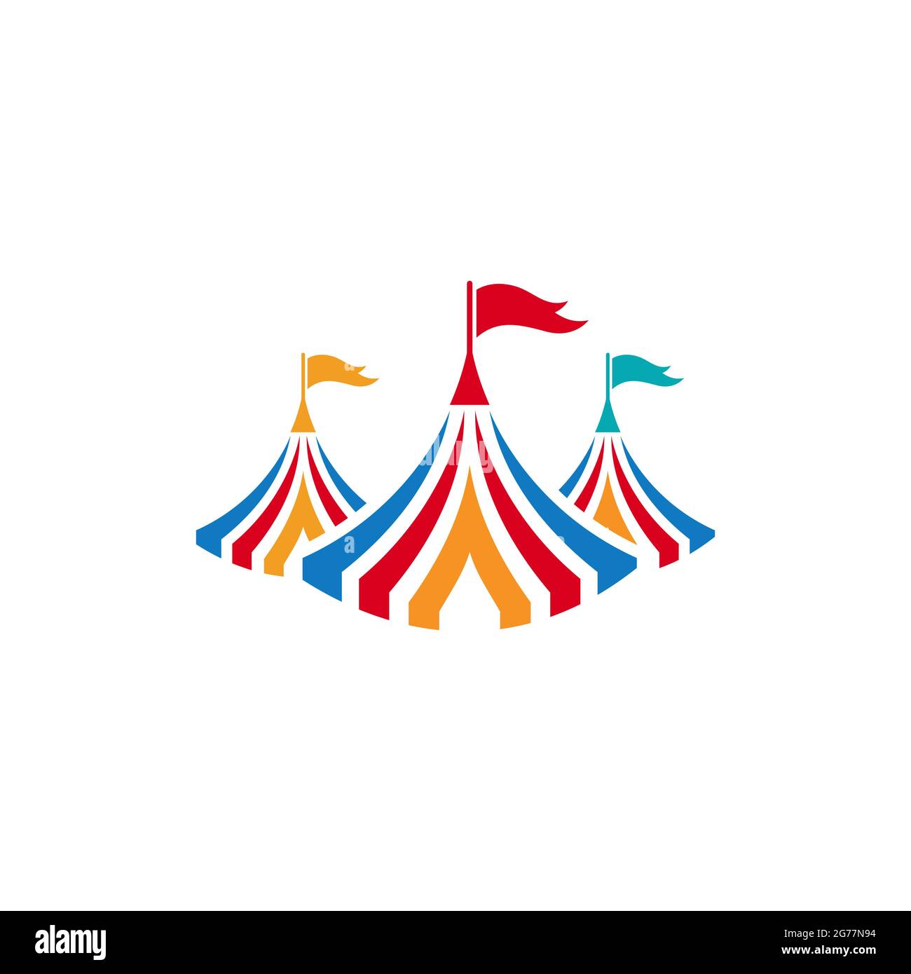 Circus element vector illustration design template Stock Vector Image ...