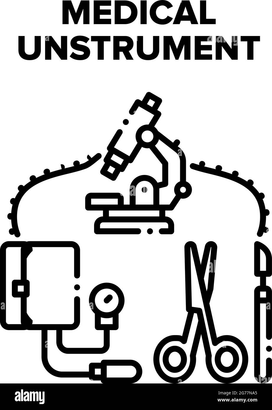 Medical Instrument Equipment Vector Concept Color Stock Vector Image ...