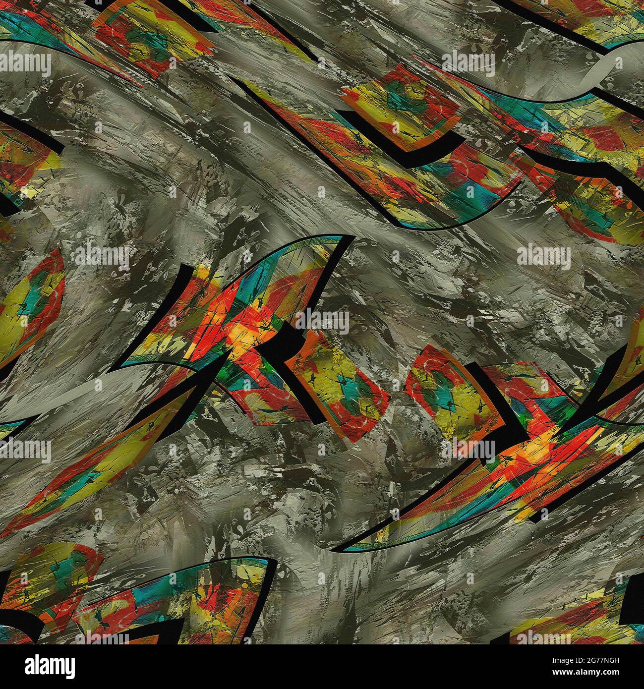 Digital Abstract Pattern and colourful background Stock Photo - Alamy