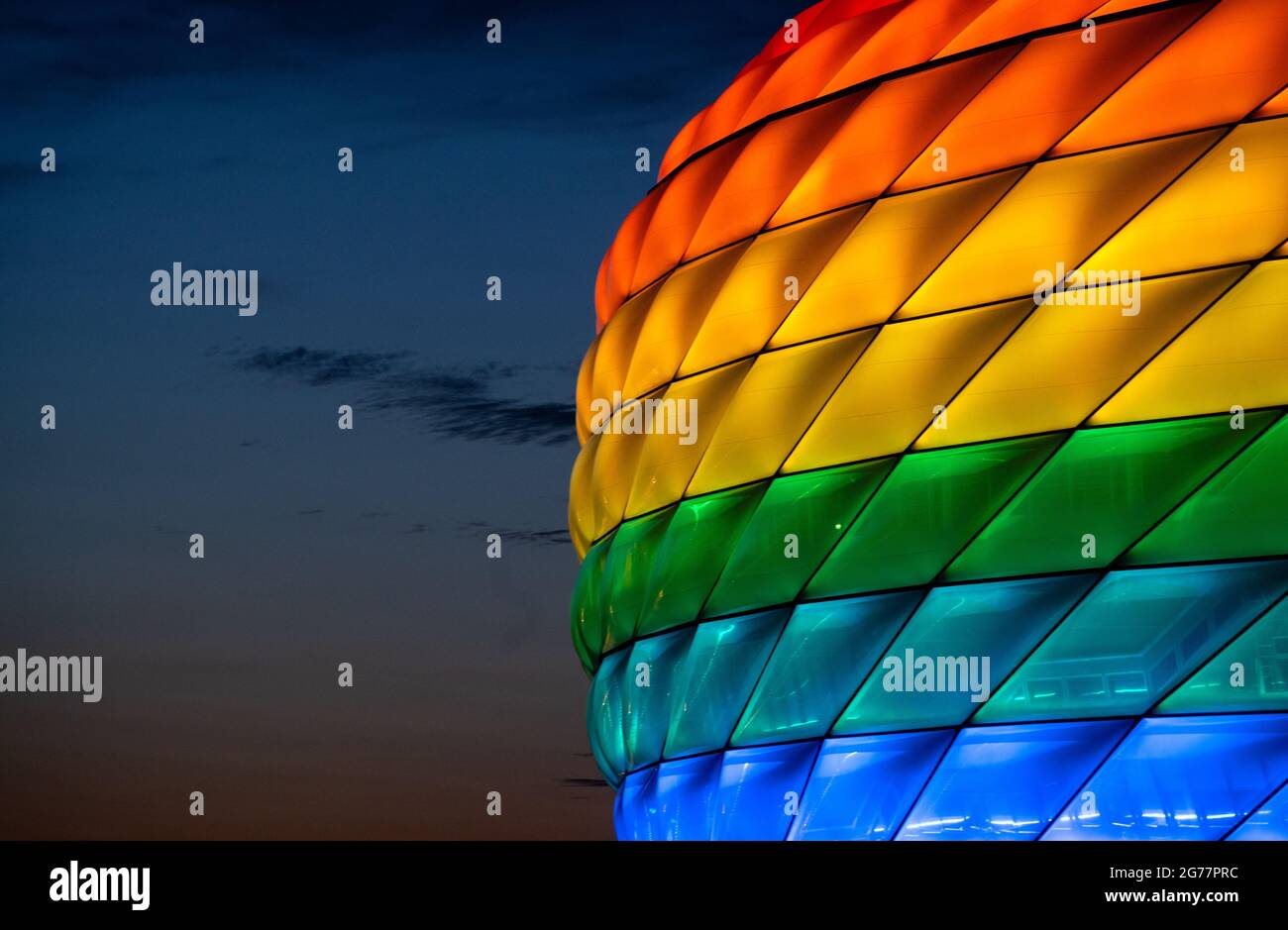 Allianz arena rainbow hi-res stock photography and images - Alamy