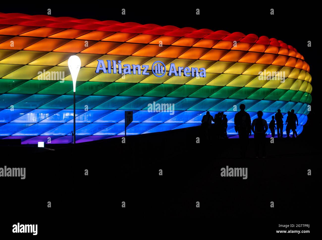 Allianz arena rainbow hi-res stock photography and images - Alamy