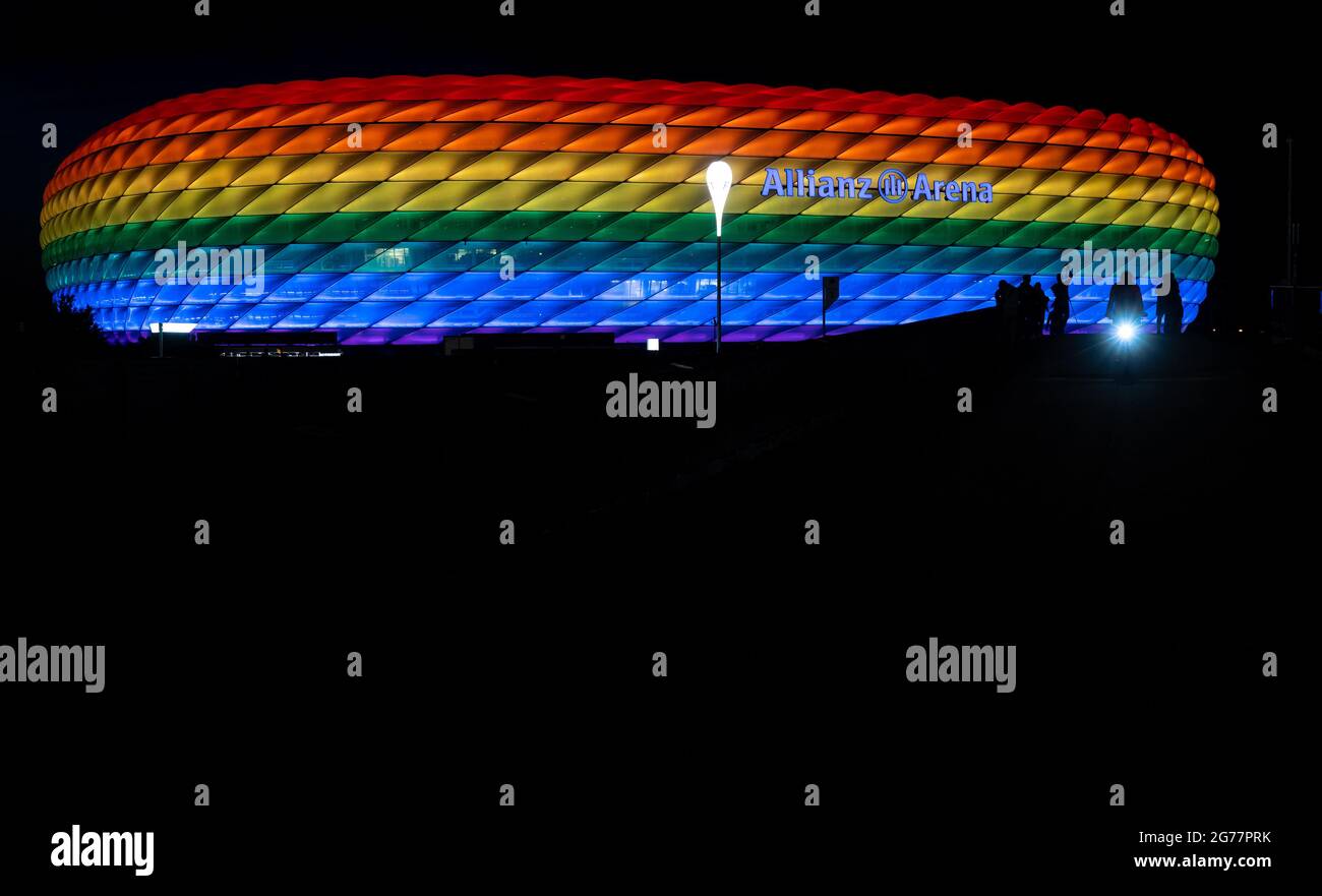 Allianz Arena Rainbow High Resolution Stock Photography and Images - Alamy