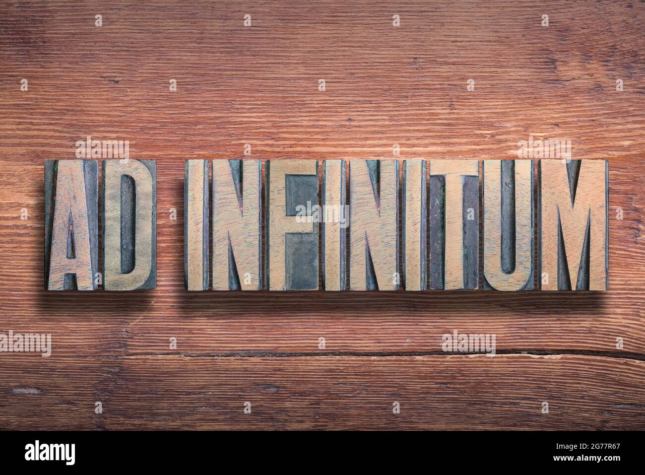 Ad infinitum hi-res stock photography and images - Alamy