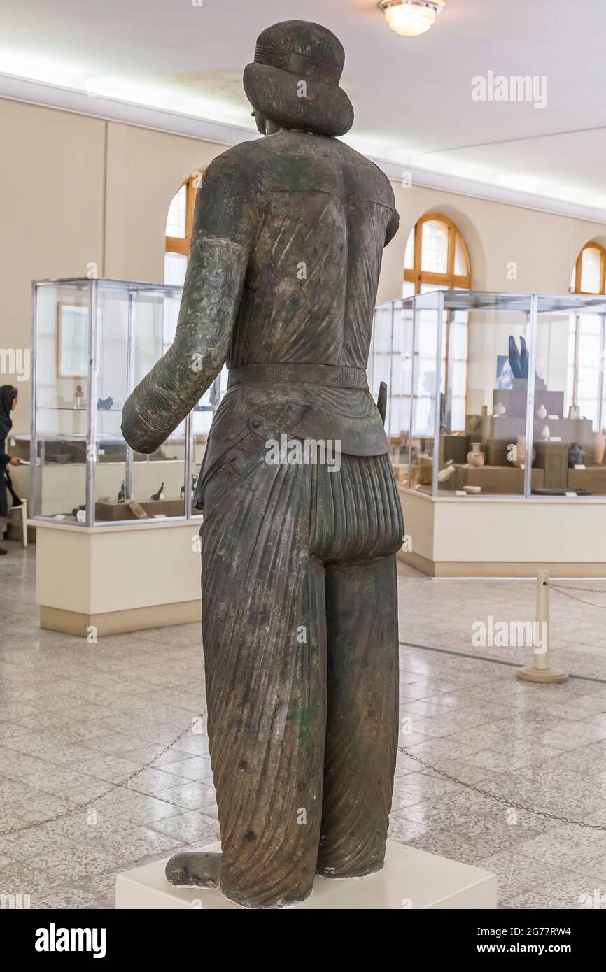 The Bronze statue of prince, Partian 250BC-224AD, National Museum of ...