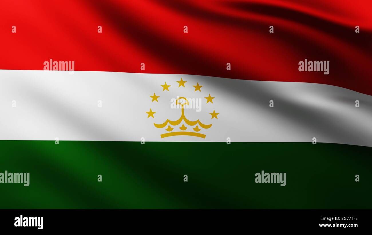 Tadjikistan flag hi-res stock photography and images - Alamy