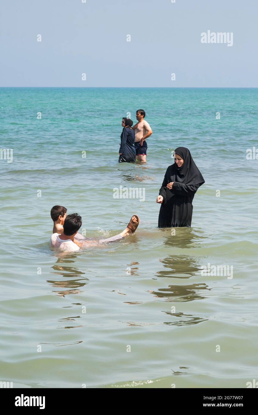 Caspian iran iranian sea family hi-res stock photography and images - Alamy