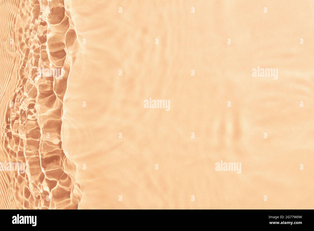 Beige water surface background. Water texture with splashes and bubbles ...