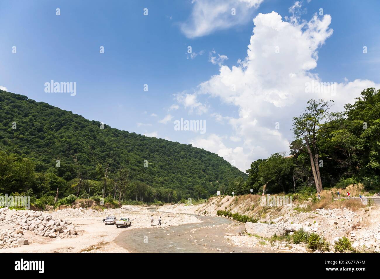 Resting, National Road 22(North Coast Expressway), from Sari(Gorgan) to ...