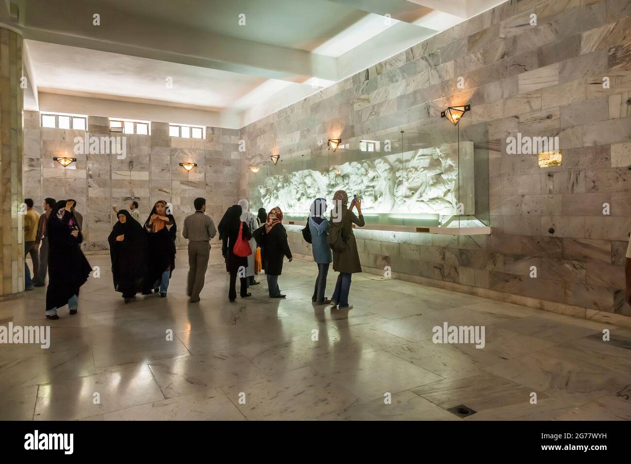 Interior(museum) of Mausoleum of the poet Ferdowsi(Ferdosi), Tus(Tous ...