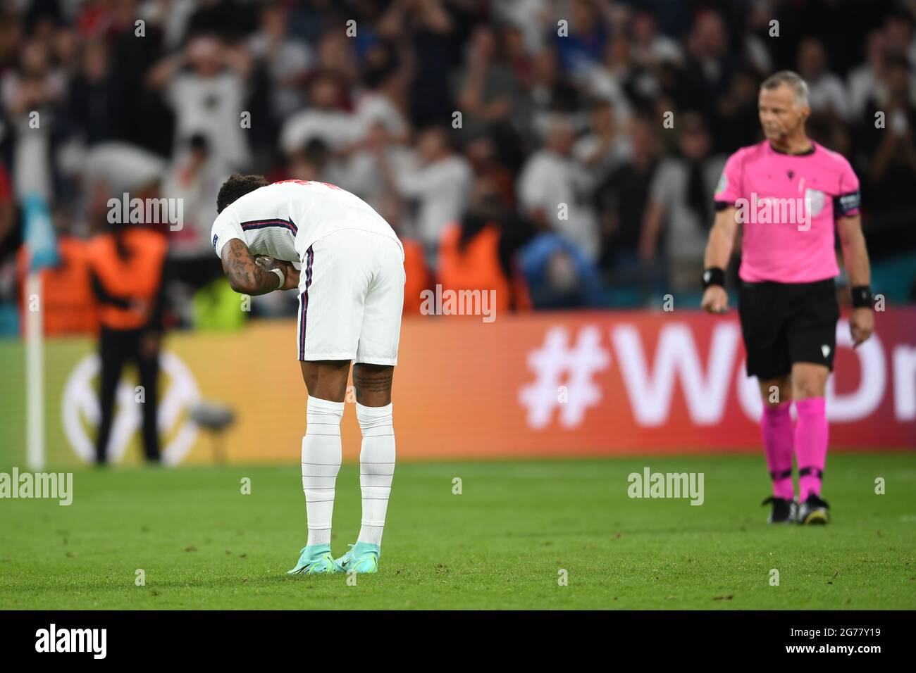 Wembley, London, UK. 11th July, 2021. during the Uefa "European ...