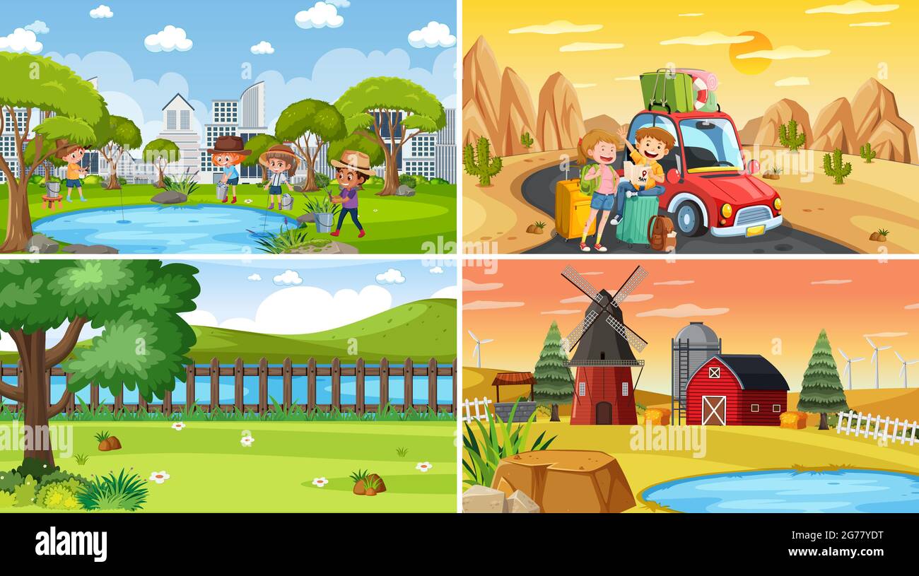 Action scenes Stock Vector Images - Alamy