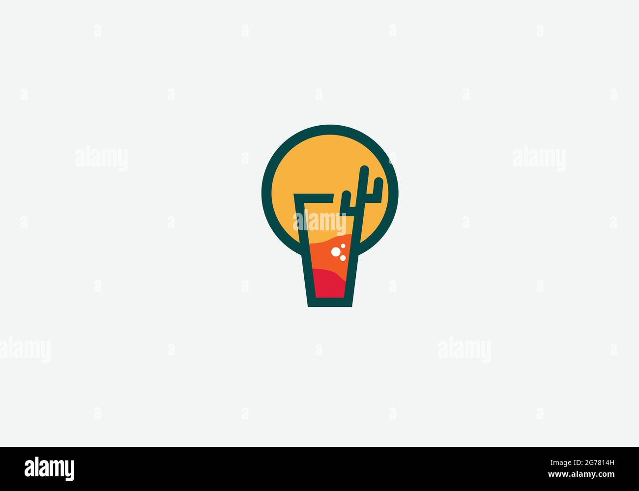 Cactus logo hi-res stock photography and images - Alamy